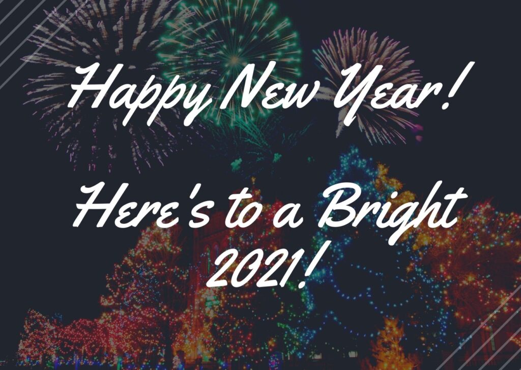 Happy New Year! Here’s to a Bright 2021! — Avery Brooks